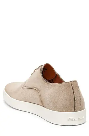 Santoni Dilate Leather Derby Sneakers - Light Brown
