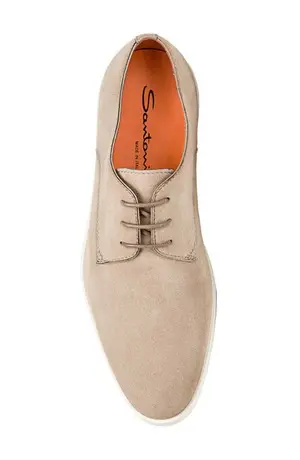 Santoni Dilate Leather Derby Sneakers - Light Brown
