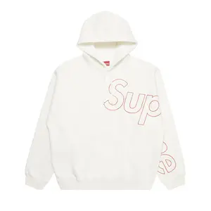 Supreme Reflective Hooded Sweatshirt - White