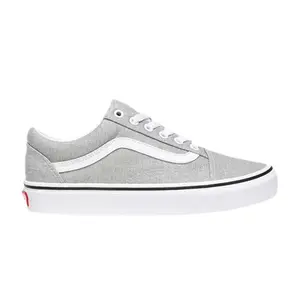 VANS Old Skool Lace Up Sneakers - Silver
