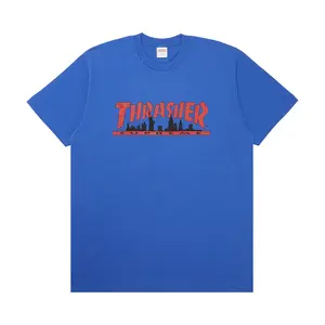 Supreme X Thrasher Skyline Tee 'royal - Blue