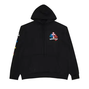 Chrome Hearts Cross Print Hoodie - Black