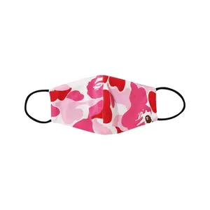 A BATHING APE Big Abc Camo Mask - Pink