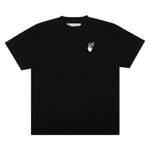 Off-White Cut Here Over Tee /white - Black