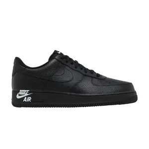 Nike Force 1 Low '07 Leather 'emblem' Sneakers - Black