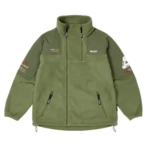 PALACE Polartec Double Zip Funnel - Green