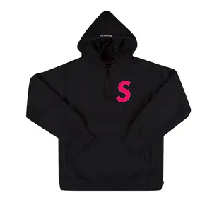 Supreme S Logo Hooded Sweatshirt - Black