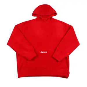 Supreme X Polartec Hooded Sweatshirt - Red