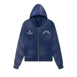 Amiri Vintage Collegiate Zip Hoodie