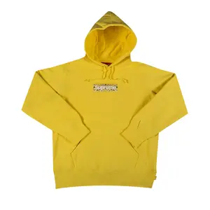 Supreme Bandana Box Logo Hooded Sweatshirt - Yellow