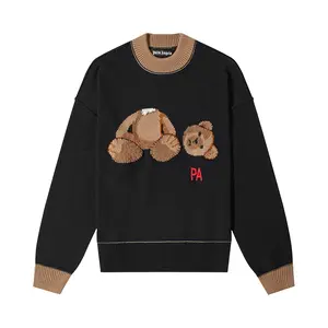 Palm Angels Pa Bear Sweater - Black