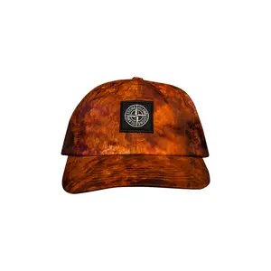 Supreme X Stone Island Nylon 6-panel Cap - Orange
