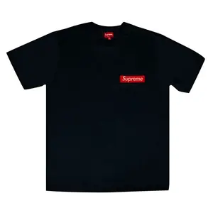 Supreme Mesh Stripe Pocket Tee 'navy - Blue