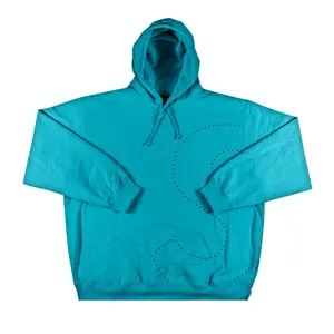Supreme Laser Cut S Logo Hooded Sweatshirt - Blue