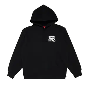 Supreme X Antihero Hooded Sweatshirt - Black