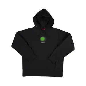 Supreme Apple Hooded Sweatshirt - Black