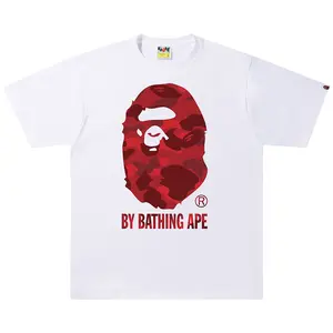 A BATHING APE Color Camo A Bathing Ape Tee /red
