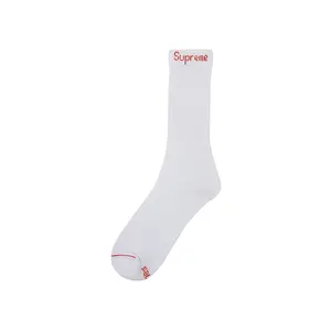 Supreme X Hanes Crew Socks - White