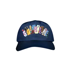Supreme Stacked Cordura 6-panel Cap - Blue