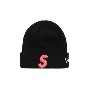 Supreme X New Era S Logo Beanie - Red | Editorialist