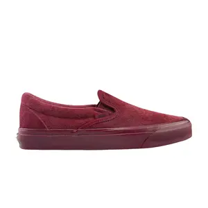 VANS Og Classic Slip-on Velvet Embroidery Leopard - Red