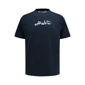 Off-White Paint Arrow Slim Short-sleeve Tee 'outerspace/white - Black