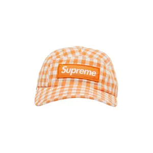 Supreme Supreme Gingham Camp Cap Orange