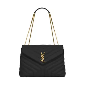 Saint Laurent Medium Loulou Matelasse Shoulder Bag - Black