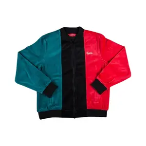 Supreme Velour Zip Up Sweatshirt