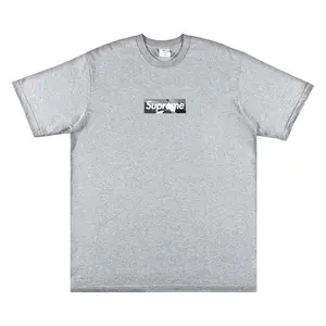 Supreme X Emilio Pucci Box Logo Tee 'heather /black - Grey