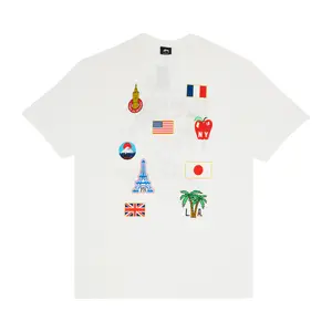StÜssy World Tour Flags Tee