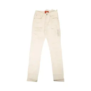 WHO DECIDES WAR Altar Lace Detail Denim Jeans