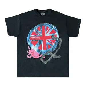 CACTUS JACK BY TRAVIS SCOTT O2 Live Union Jack Tee - Black