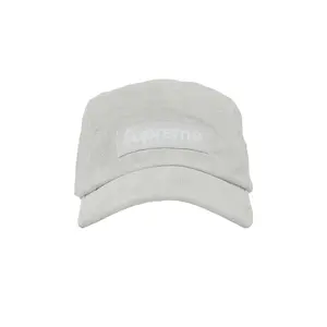 Supreme Suede Camp Cap - White