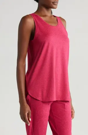 Zella Liana Restore Soft Lite Tank - Pink Bright