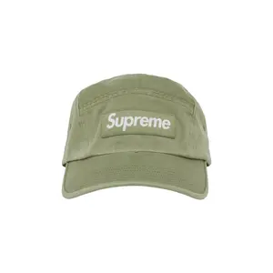 帽子 supreme washed chino twill campcap olive Supreme Washed Chino Twill Camp Cap - Green | Editorialist