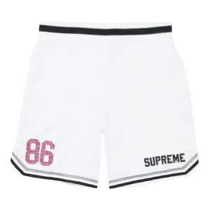 Supreme Faux Croc Basketball Short - White
