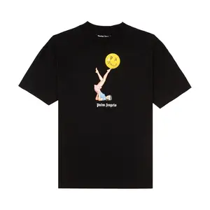 Palm Angels Juggler Pin Up Tee /pink - Black