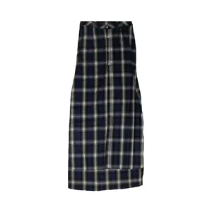 Amiri Flannel Plaid Skirt