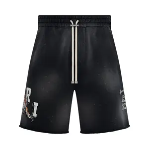 Amiri Vintage Tiger Sweatshort - Black