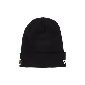 A BATHING APE Ape Head New Era Knit Cap - Black