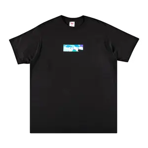 Supreme X Emilio Pucci Box Logo Tee /blue - Black