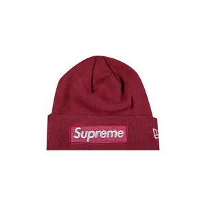 Supreme X New Era Box Logo Beanie - Purple