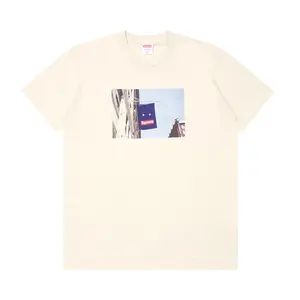 Supreme Banner Tee 'natural - Tan