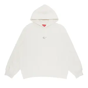 Supreme World Famous Micro Hooded Sweatshirt - White