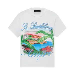 Amiri Eden Rock Airbrush Tee - White