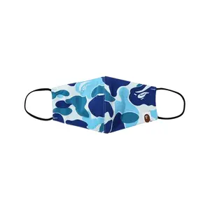 A BATHING APE Big Abc Camo Mask - Blue
