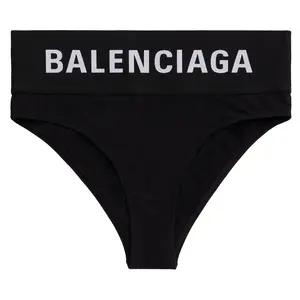Balenciaga Logo Briefs - Black