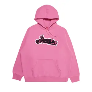 Supreme Handstyle Hooded Sweatshirt Pink