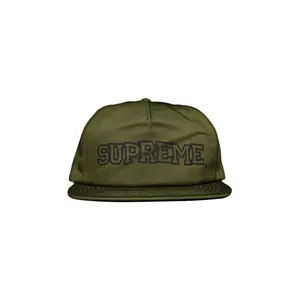 Supreme Shattered Logo 5-panel Cap - Green